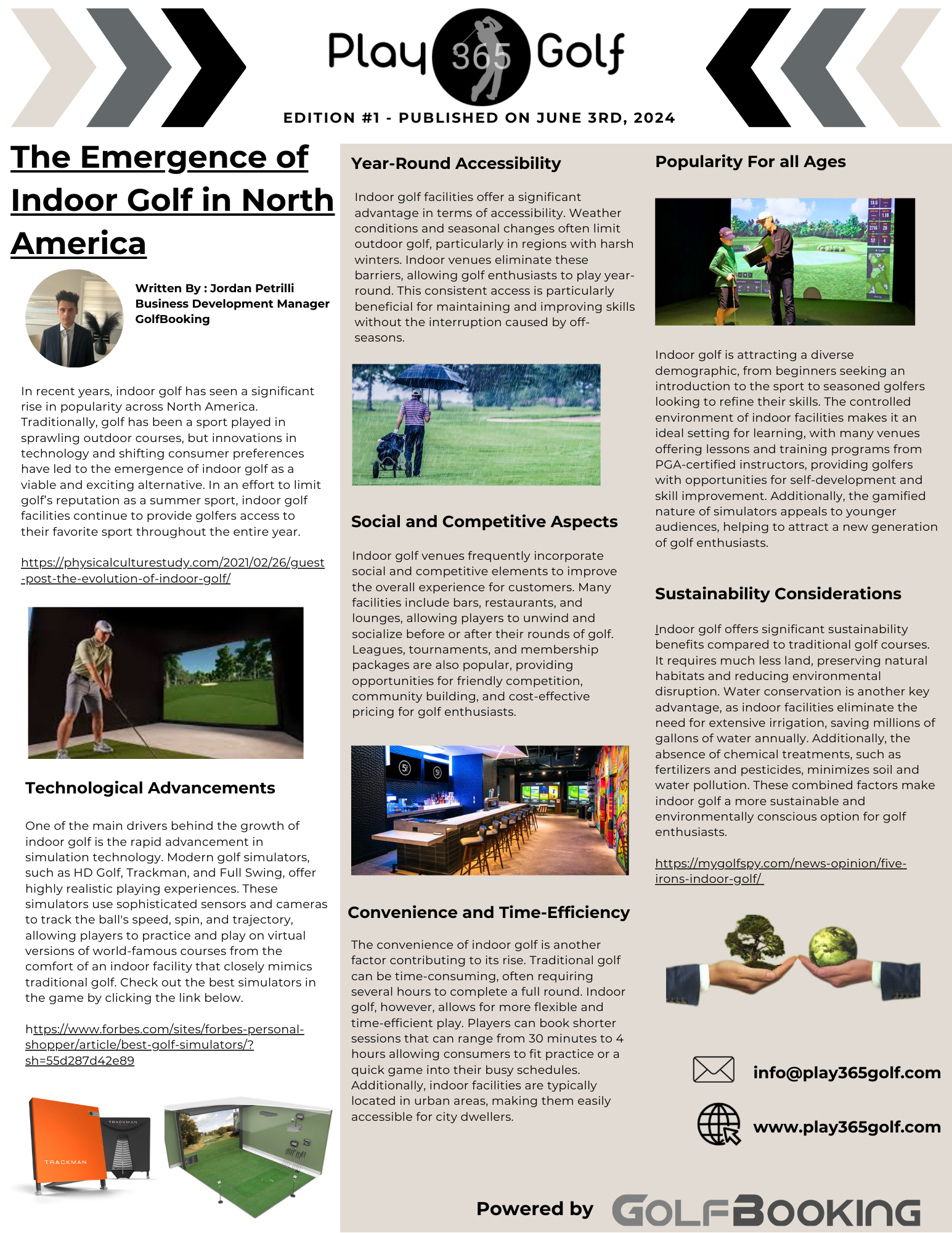 Newsletter – Play 365 Golf